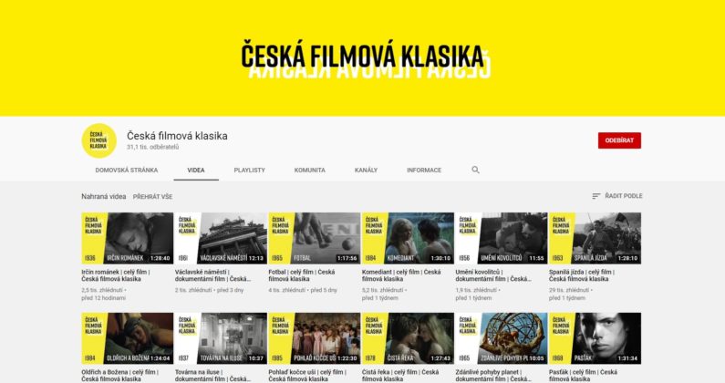 Nejlepší filmy na Youtube